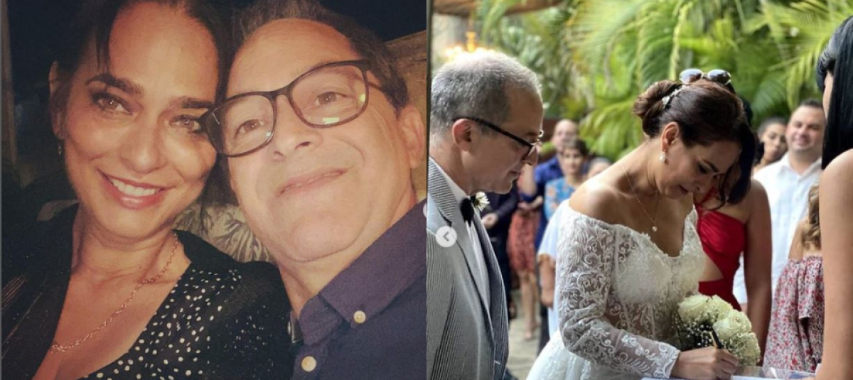 La actriz Jacqueline Arenal se casó, así fue su boda
