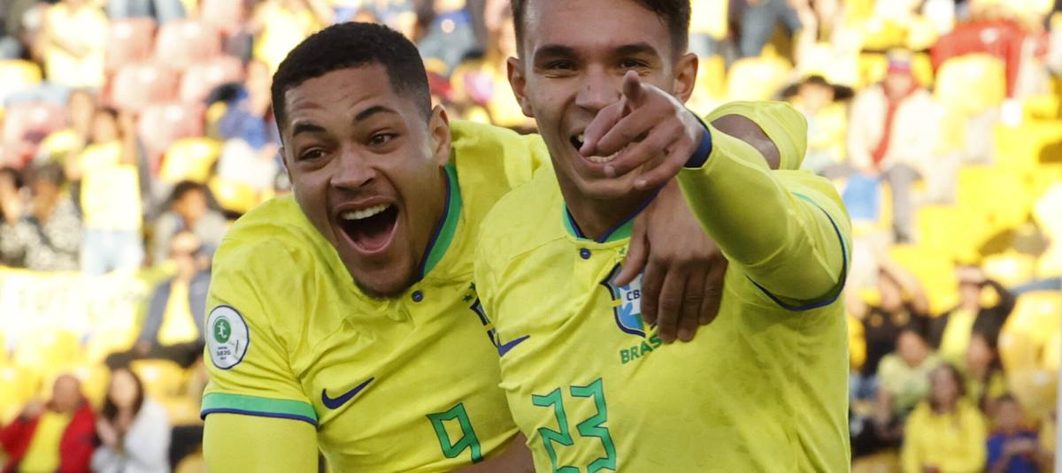 Brasil vence a Uruguay y es campeón del Sudamericano sub-20