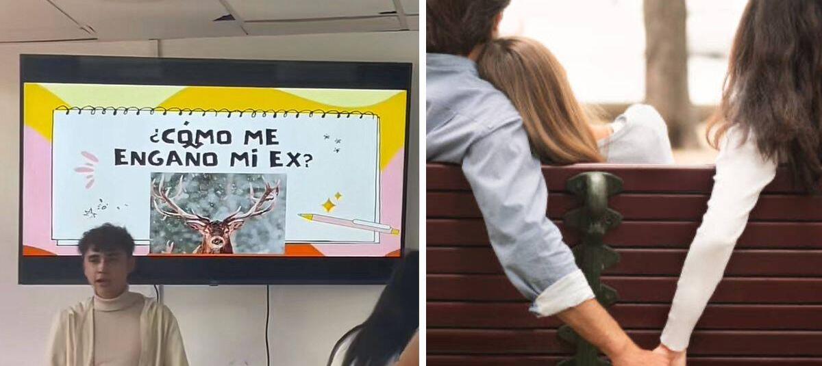 Profesora permite exposición libre y joven expone cómo su ex le fue infiel