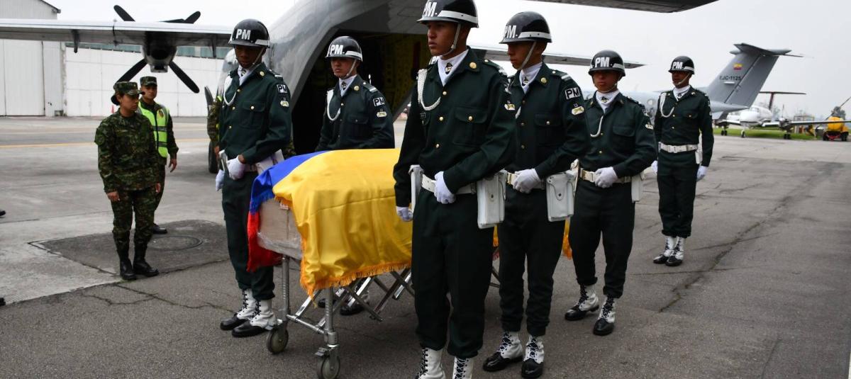 Teniente Julieth Garcia, la despiden con honores, llegó a Cúcuta