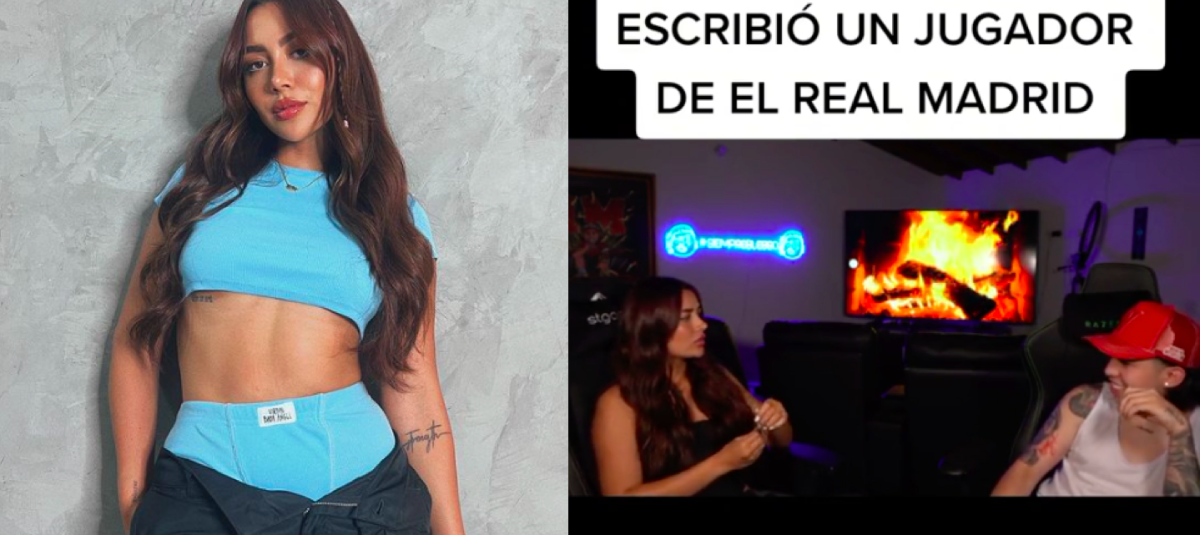 Modelo le contó a Westcol cuál jugador del Real Madrid 'le cayó' por redes