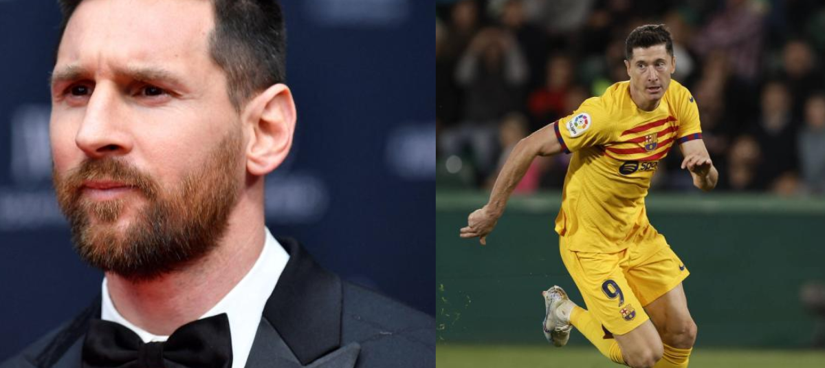 Vea el reencuentro entre Lionel Messi y Lewandowski tras discusión