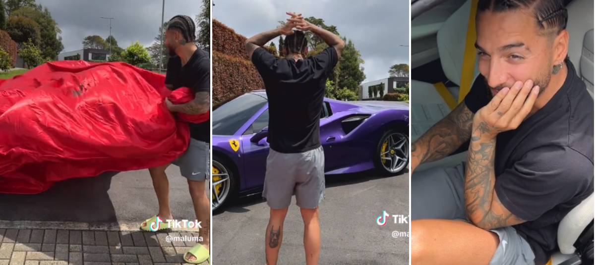 Estos son los lujosos carros de Maluma que guarda en Medellín