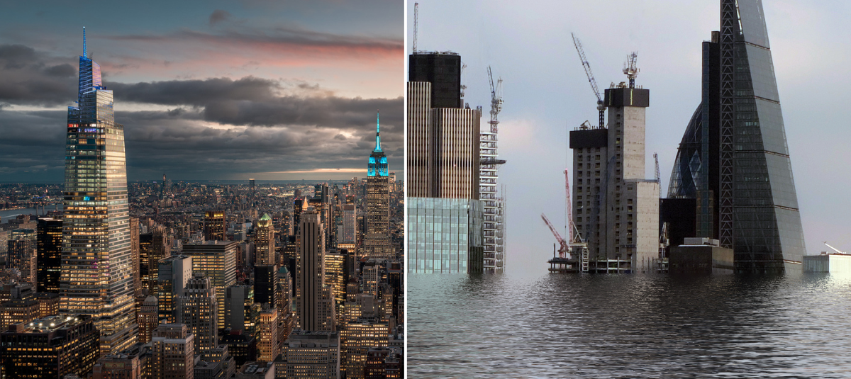 La ciudad de Nueva York se hunde debido al peso de sus edificios