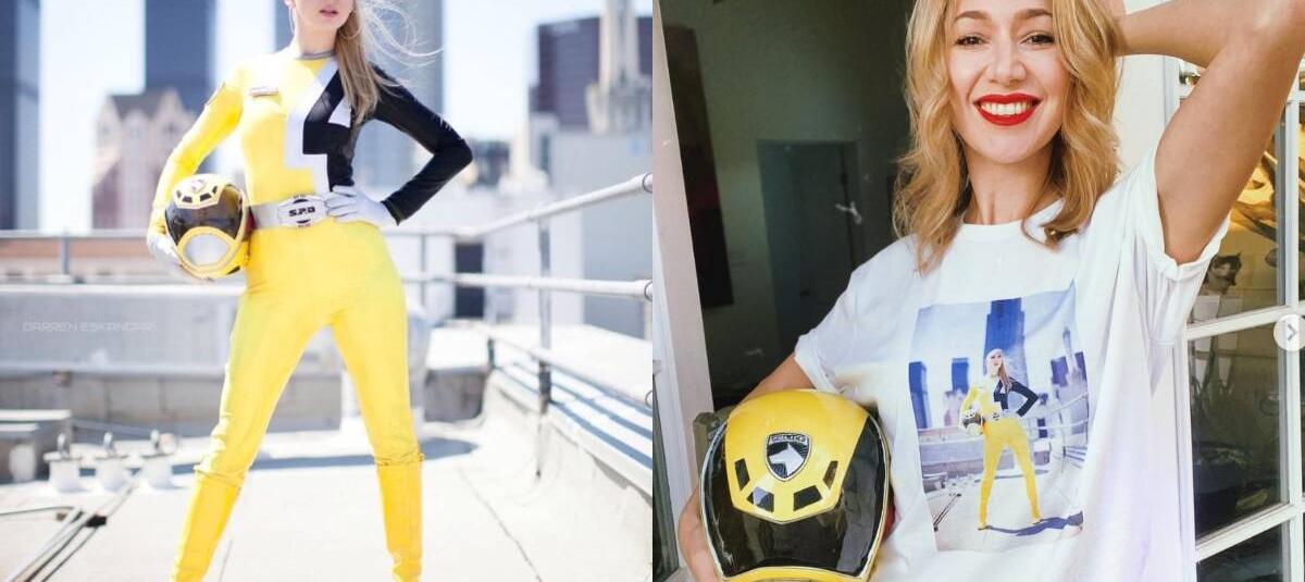 Así se ve la Power Ranger amarilla que ahora triunfa en OnlyFans