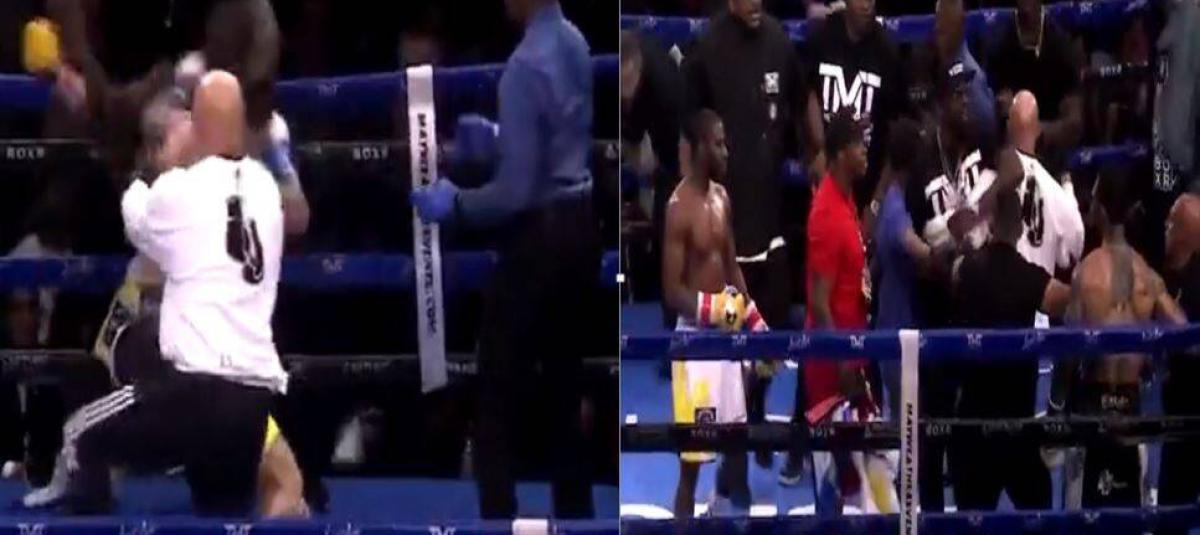 Floyd Mayweather Jr.: así terminó su combate terminó, en una batalla campal