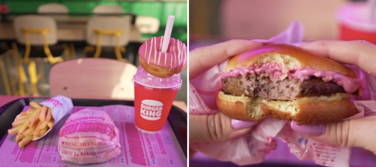 Burguer King lanza Barbie-burguer una hamburguesa rosada de edición ...