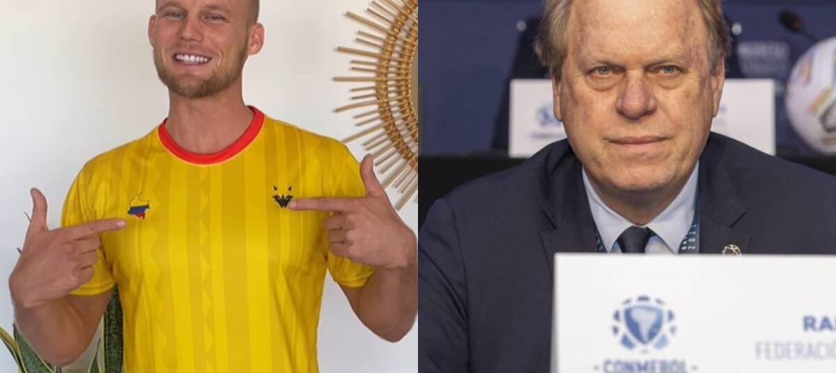 Dominic Wolf lanza su propia camiseta de Colombia y critica a ...