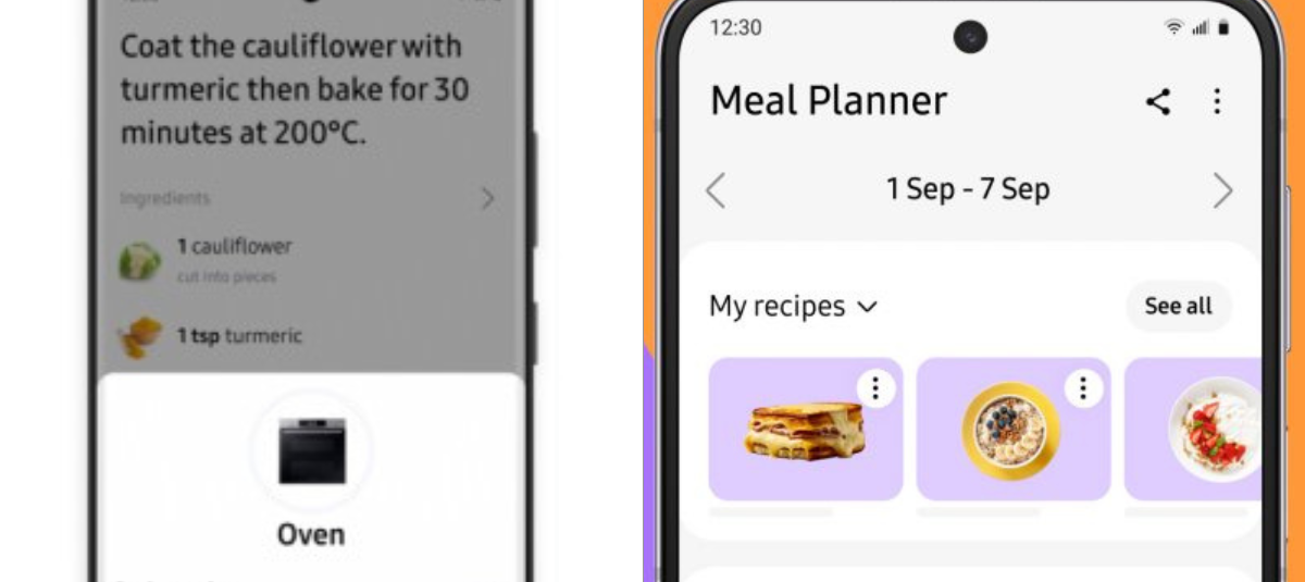 La nueva 'app' de Samsung Food se integra en SmartThings para compartir ...