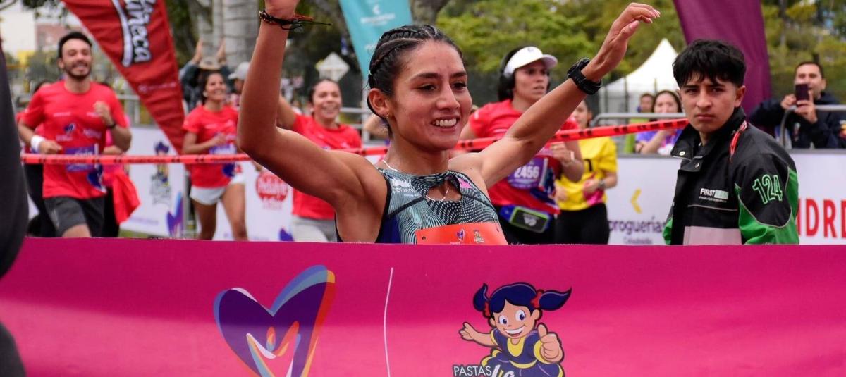 Angie Orjuela se llevó el premio mayor: ganó la Carrera de la Mujer
