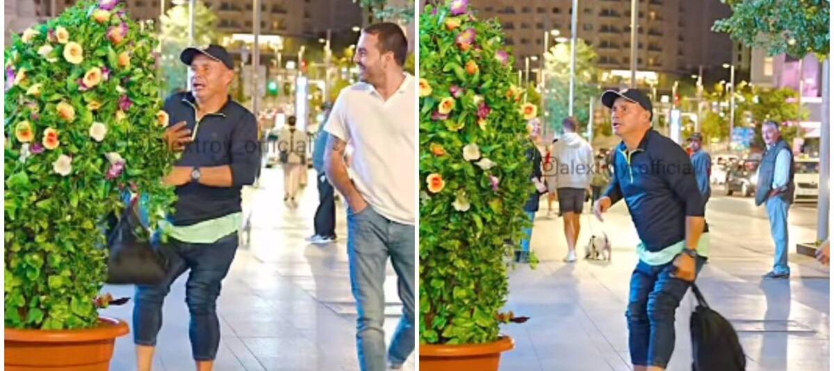 El comediante Alerta se llevó un susto cuando iba en las calles de Madrid