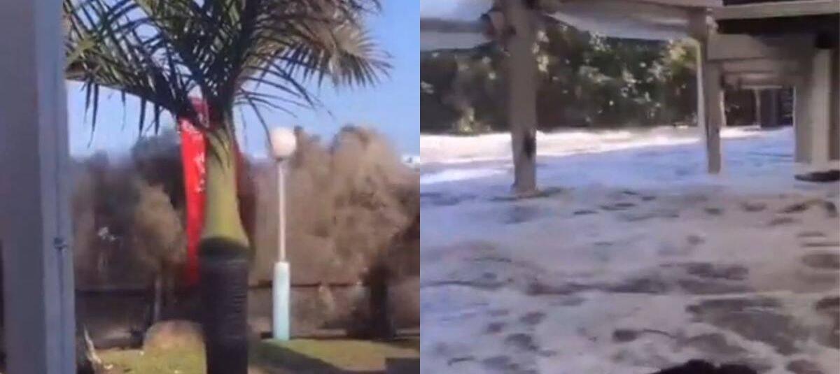 Sudáfrica: ola monstruo dejo un muerto y varios heridos en un restaurante