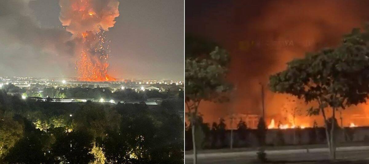 Uzbekistán: video de la fuerte explosión en el aeropuerto de Tashkent
