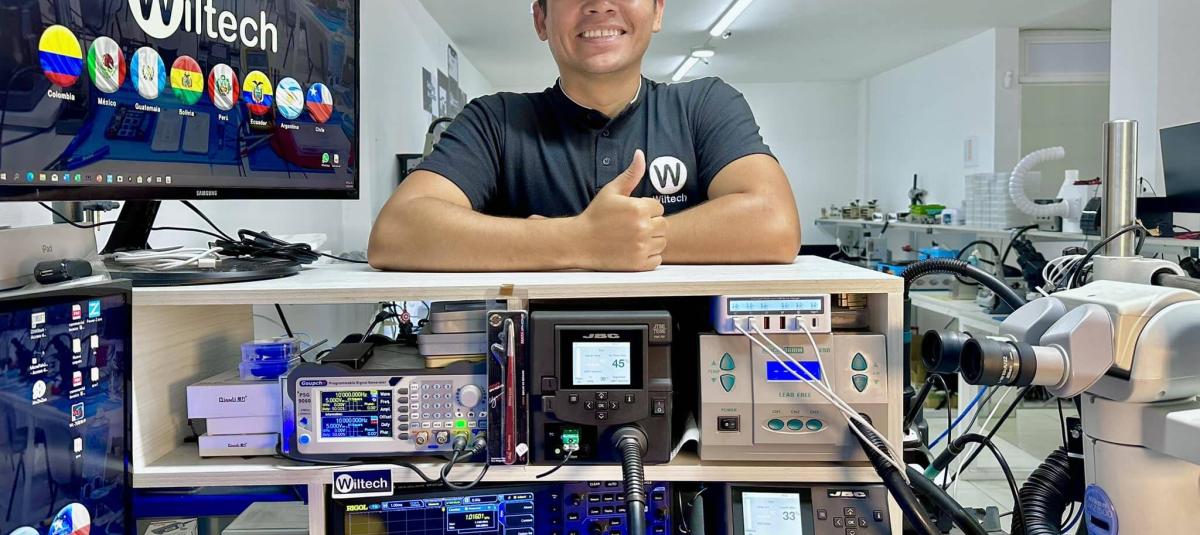 Wilmer Becerra, creador de la empresa Wiltech, abre tienda en Bogota
