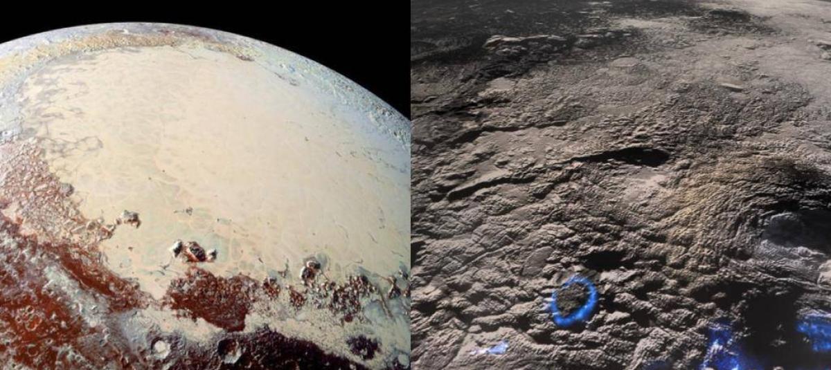 Nasa investiga la existencia de un gran volcán que arroja hielo en Plutón