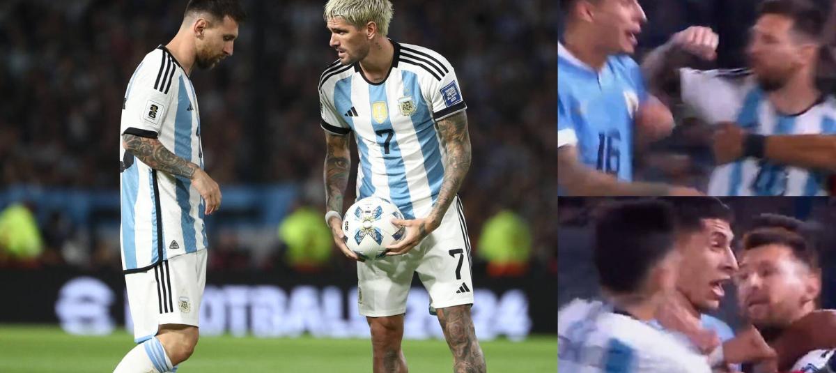 Argentina vs Uruguay: se forma tremenda pelea con Lionel Messi dando puños