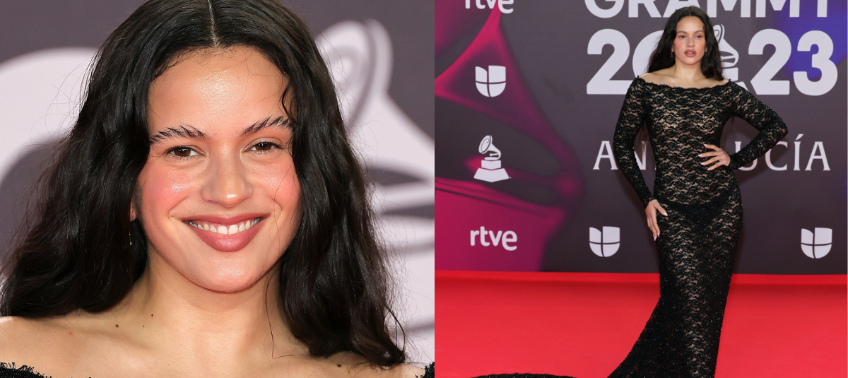 Rosalía y sus cejas “rayadas” roban reflector en los Latin Grammys