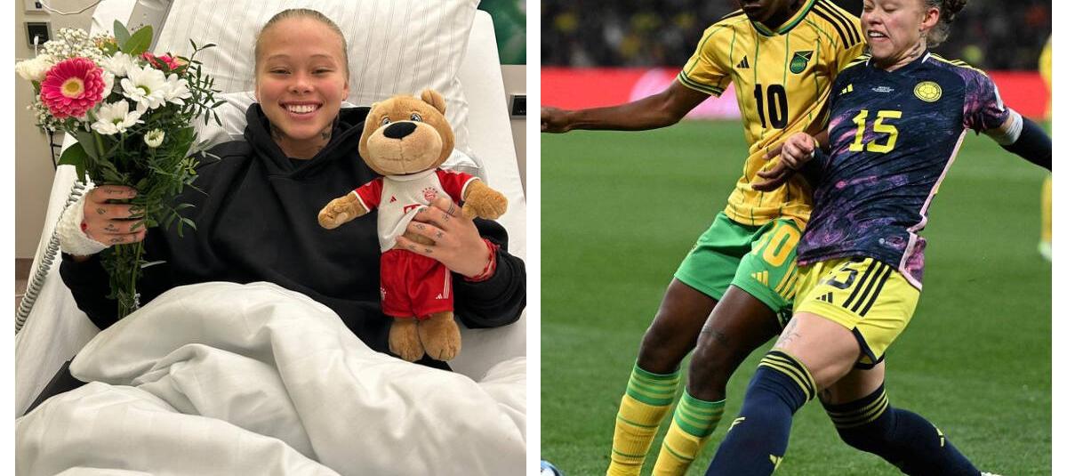 Ana María Guzmán defensa de la selección Colombia, fue operada con ...