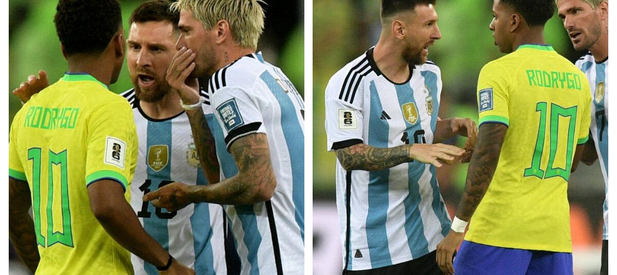 Lionel Messi tuvo tensa discusión con Rodrygo: se revela qué se dijeron
