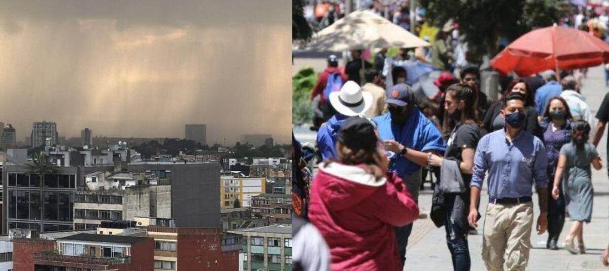 ¿Cuál es el mes más frío en Bogotá durante el año?