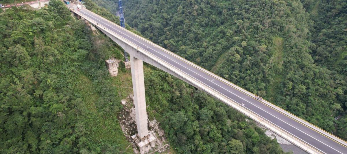 Puente Chirajara: Coviandes informó que fue terminado de manera anticipada