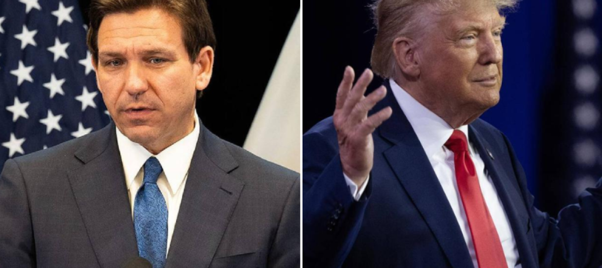 Donald Trump se reunió en privado con su antiguo rival Ron DeSantis en Florida: ¿de qué hablaron?