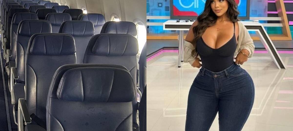 Mujer voluptuosa se vuelve viral al exigir que las sillas del avión ...