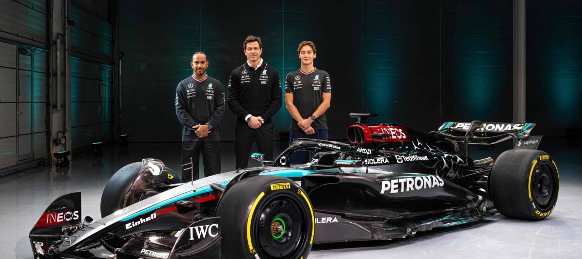 Lewis Hamilton presentó el Mercedes para su última temporada antes de ...
