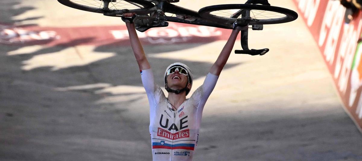 Tadej Pogacar, campeón de la Strade Bianche 2024