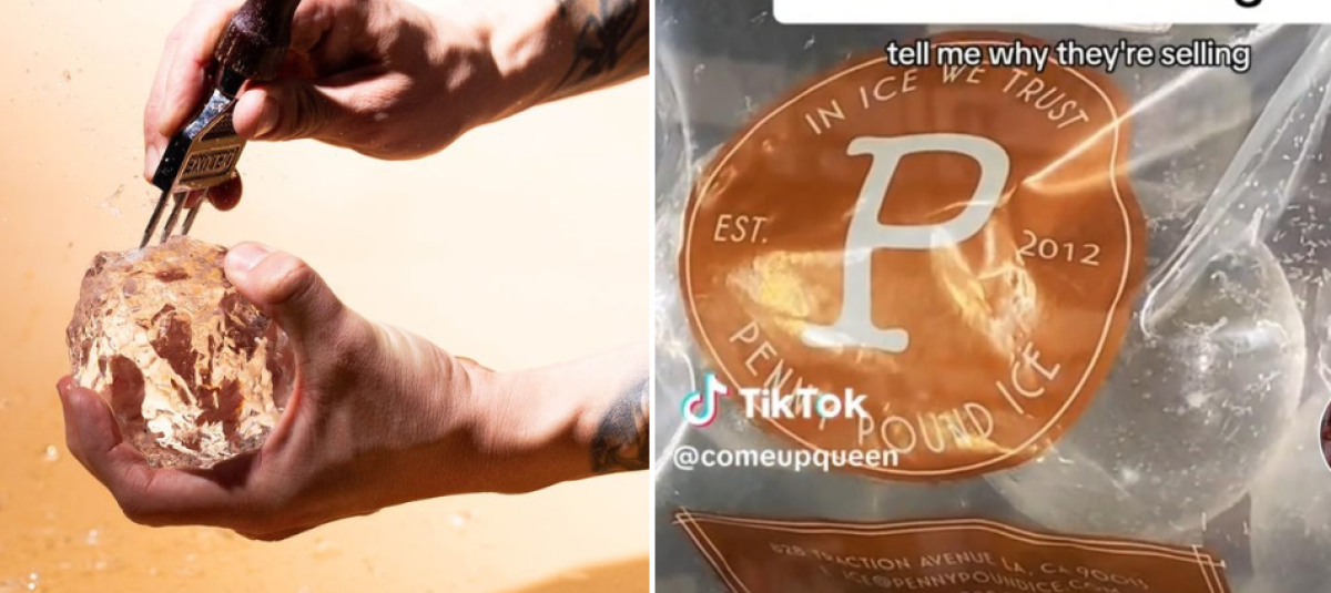 ¿De qué está hecho el hielo de lujo? Ocho cubos valen 125 mil pesos