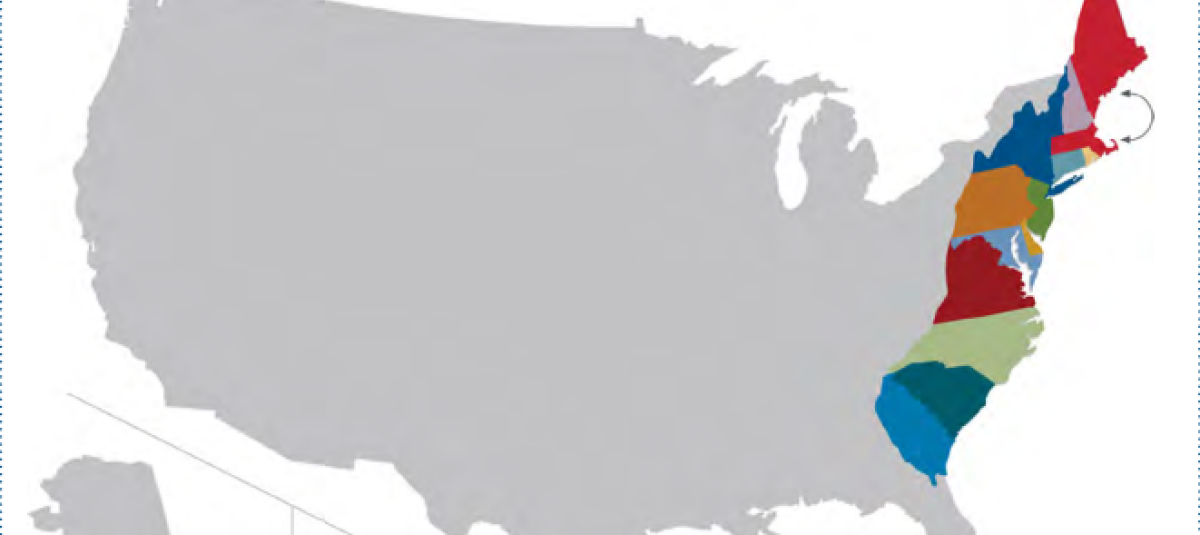 ¿Qué son las 13 colonias de Estados Unidos y cuál es su importancia?