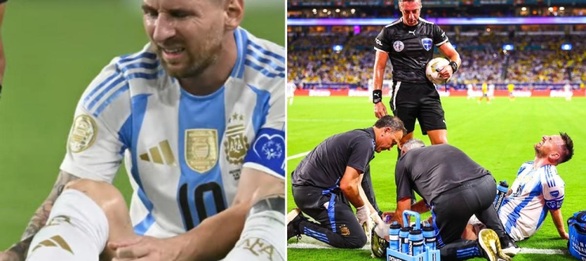 Video: Lionel Messi, lesionado, dio vueltas en el piso para meterse a ...