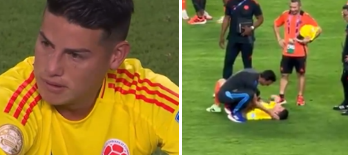 Video: James Rodríguez no pudo contener el llanto tras la derrota de la ...