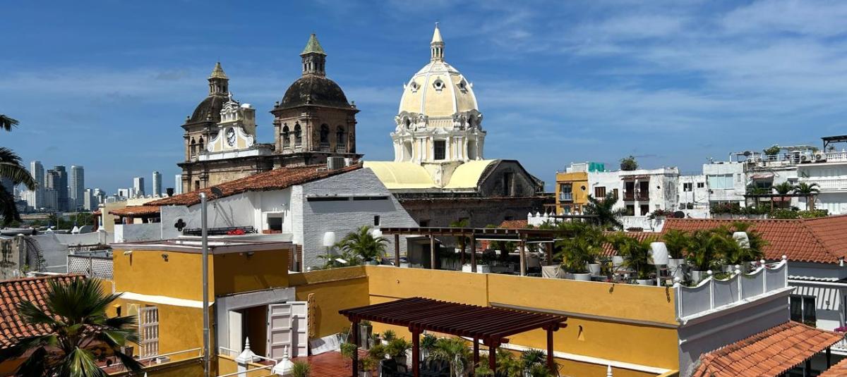 El rooftop con la vista más encantadora de Cartagena