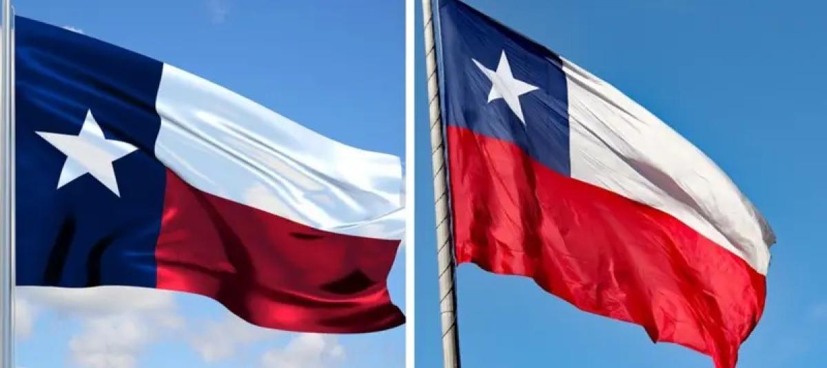 ¿Por qué la bandera de Texas se parece a la de Chile? El verdadero motivo