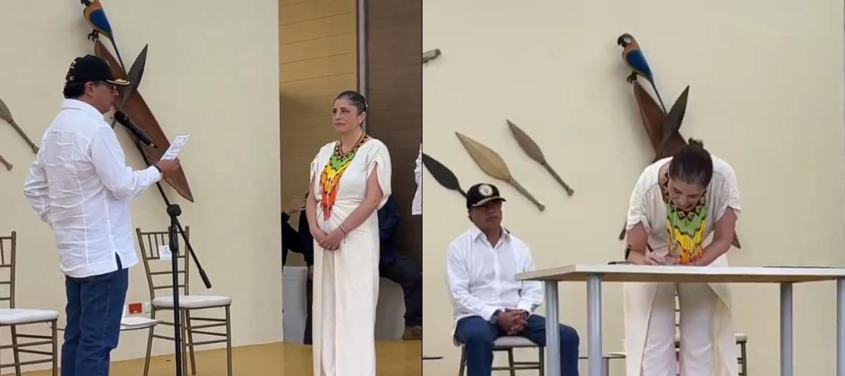 Presidente Gustavo Petro posesionó a Iris Marín como nueva Defensora ...
