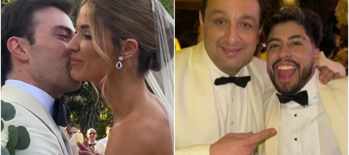 El influencer 'Juanda' acaparó la atención en la boda de Gabriela Tafur y Esteban Santos