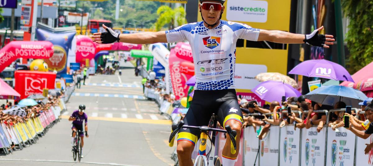 Alejandro Osorio ganó la etapa en Pereira y Kevin Castillo sigue de ...