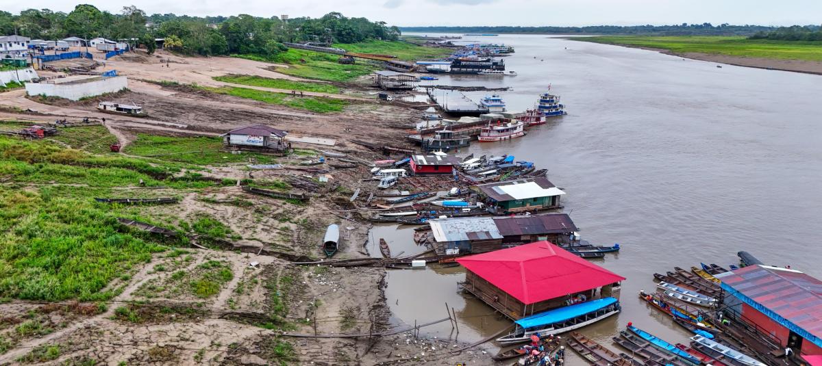Desgarradoras imágenes: así luce el río Amazonas ante devastadora ...