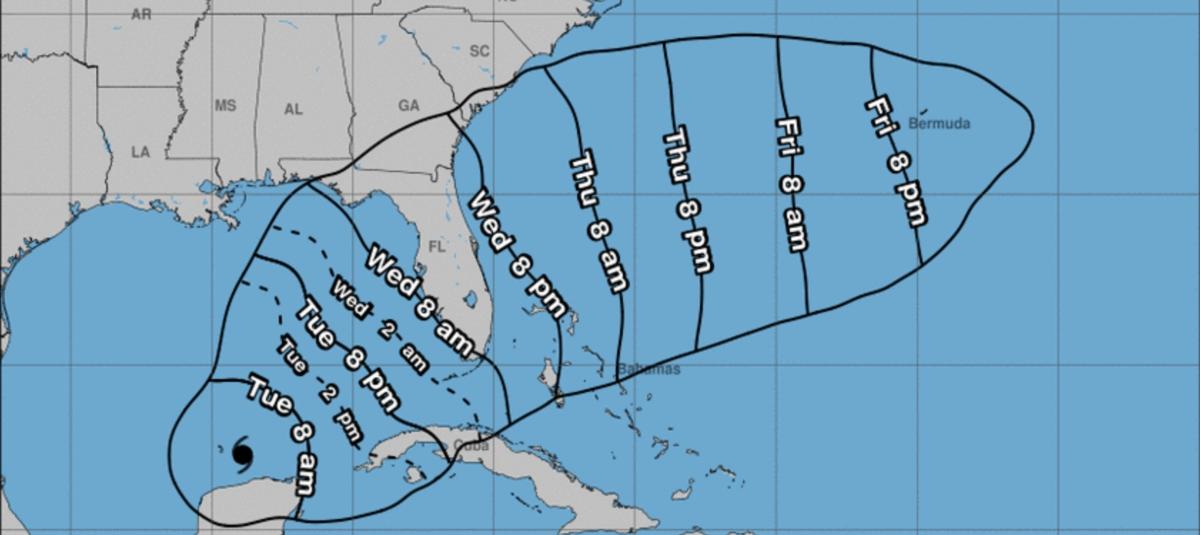 Huracán Milton: la zona exacta de Florida donde tocará tierra