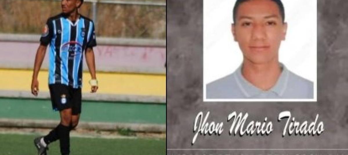 Tragedia: el jugador colombiano Jhon Mario Tirado se desplomó en el ...