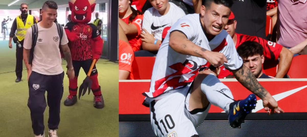 Video viral | James Rodríguez llegó despistado al juego del Rayo y ...