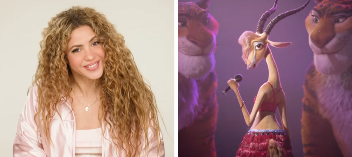Shakira regresa al cine en 'Zootopia 2' de Disney