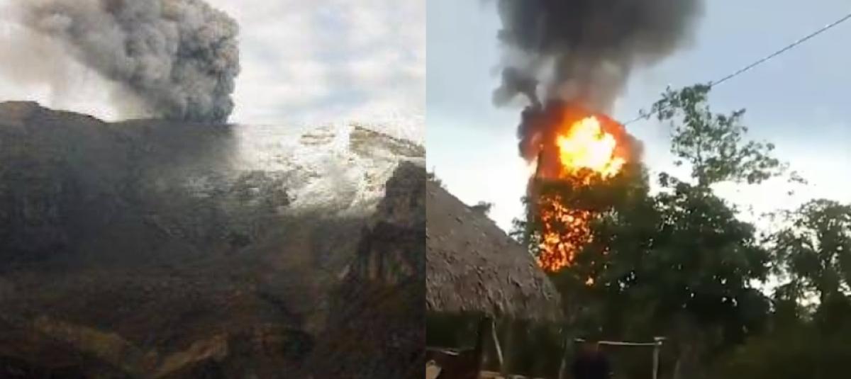 Estas son las fotos de las erupciones volcánicas más fuertes de los ...