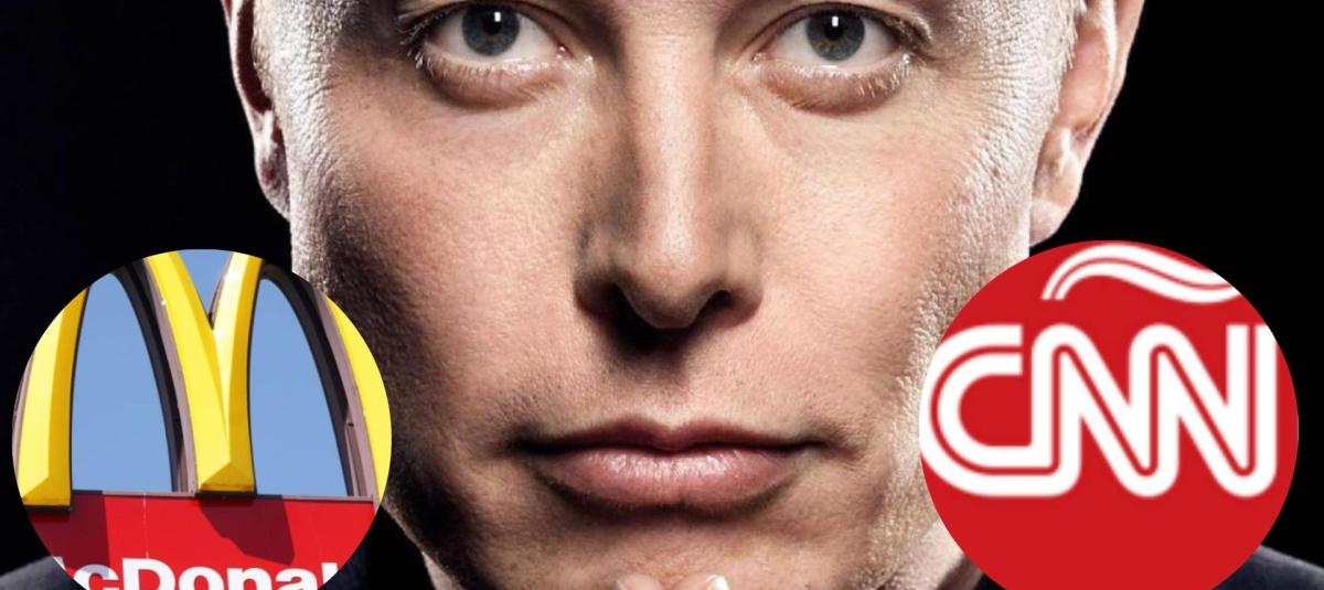 Desmienten rumores sobre la supuesta compra de CNN y McDonald’s por parte de Elon Musk