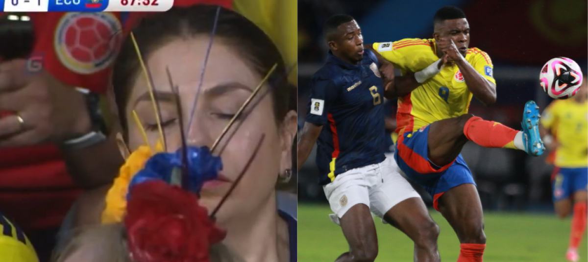 Video: La mujer que se durmió en medio del partido que perdió Colombia ...