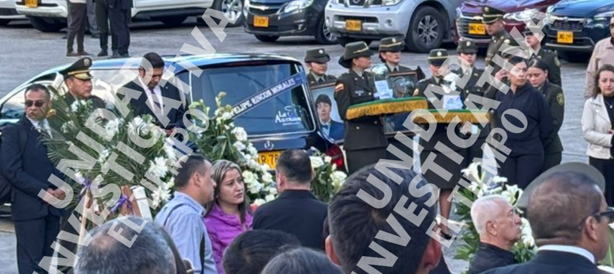 Esto fue lo que dijo el general Rincón en el sepelio de su hijo ...