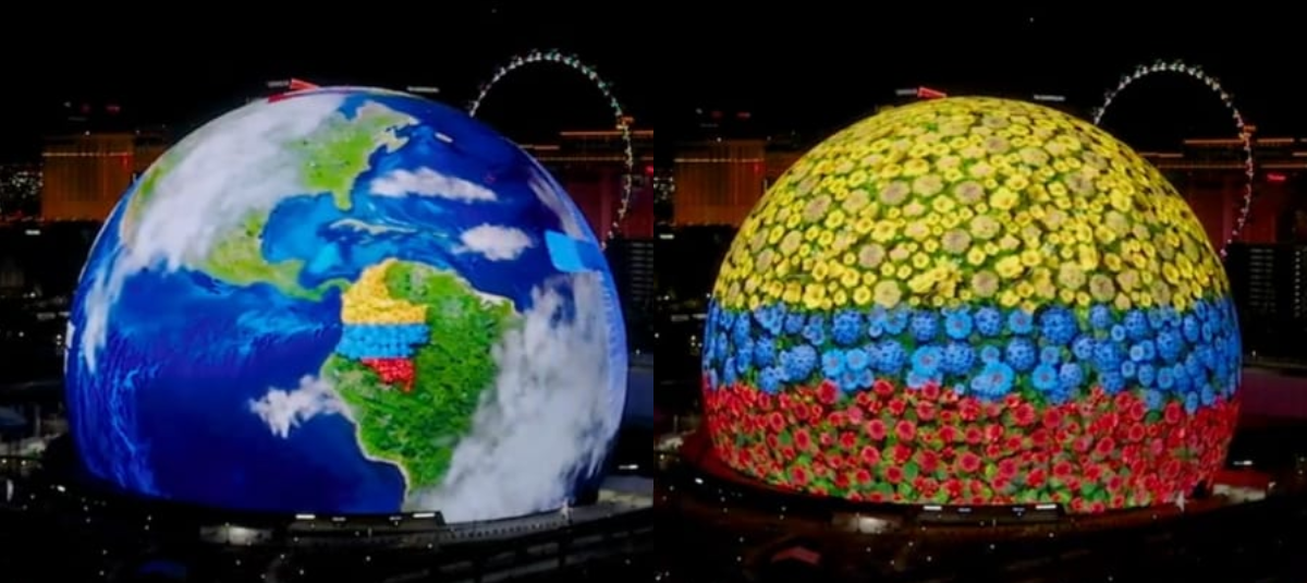 Presidencia mostró la campaña que lanzó en la gran Esfera de Las Vegas ...