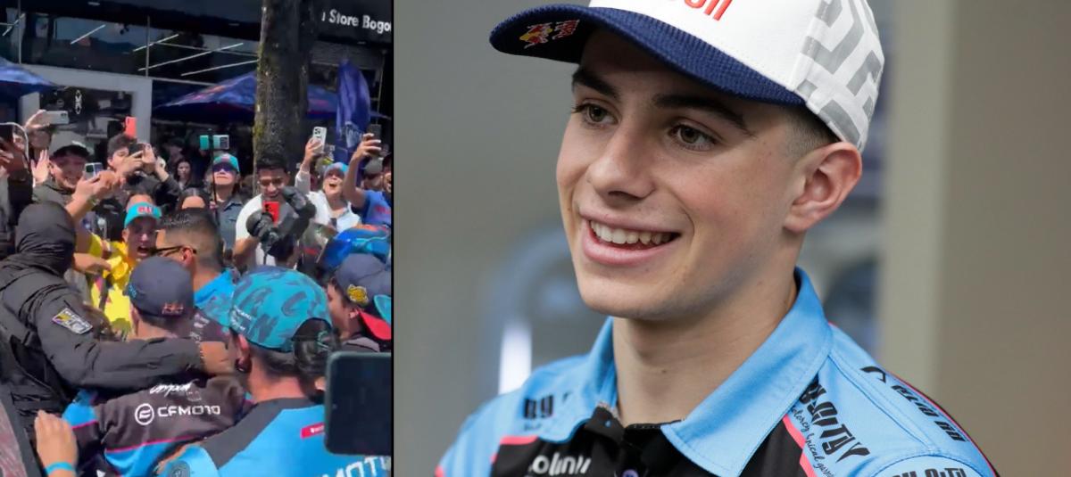 Video | David Alonso desata la locura en Bogotá: increíble recibimiento ...