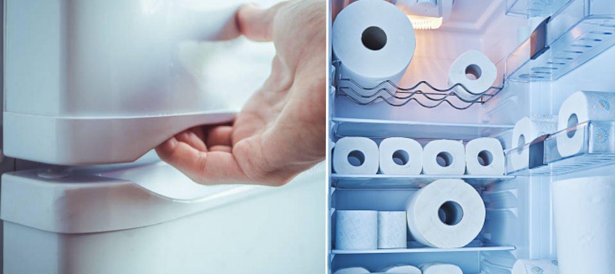 El papel higiénico en la nevera: así funciona el truco viral para eliminar los malos olores